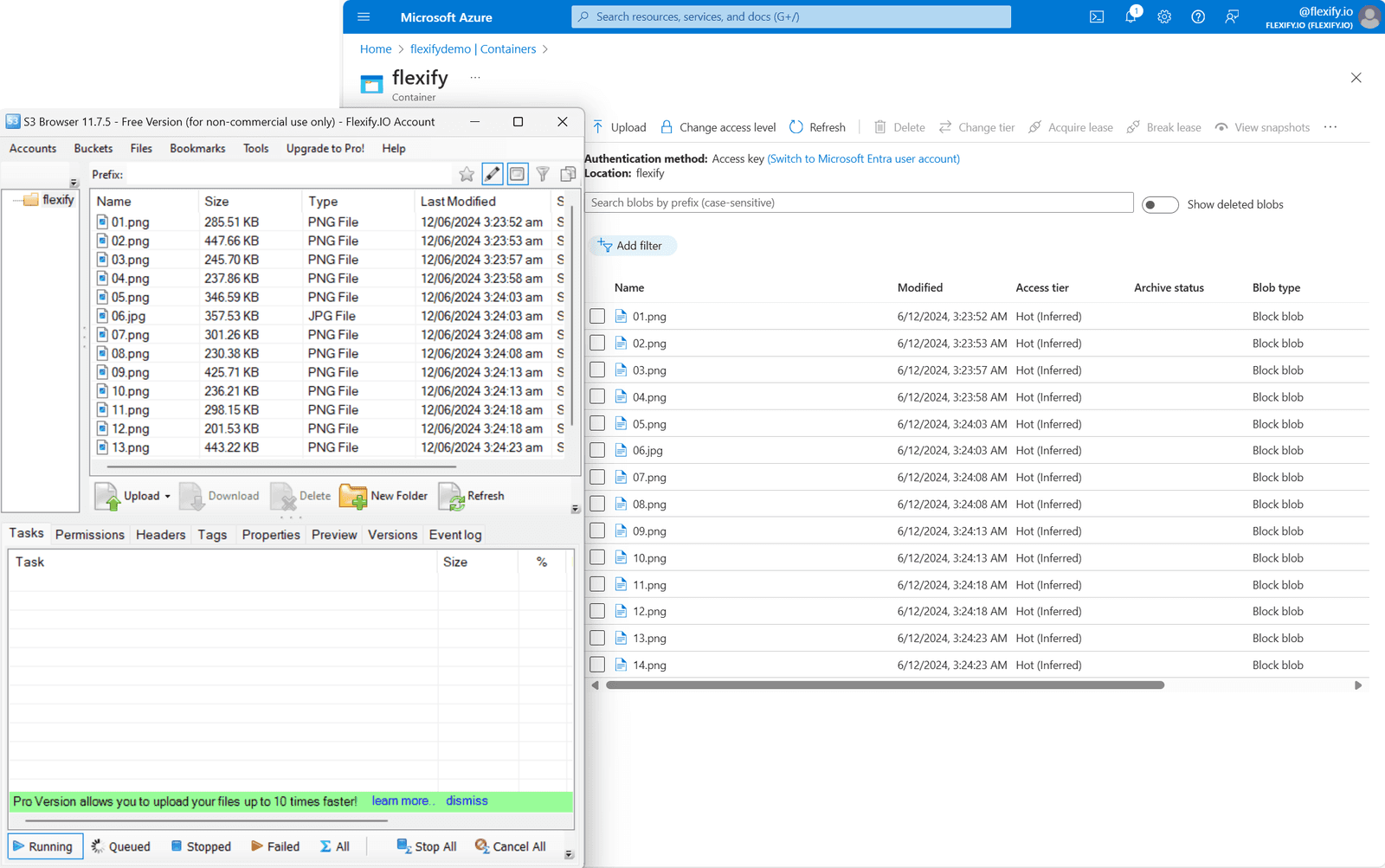 How to Run Amazon S3 Apps on Azure | Flexify.IO