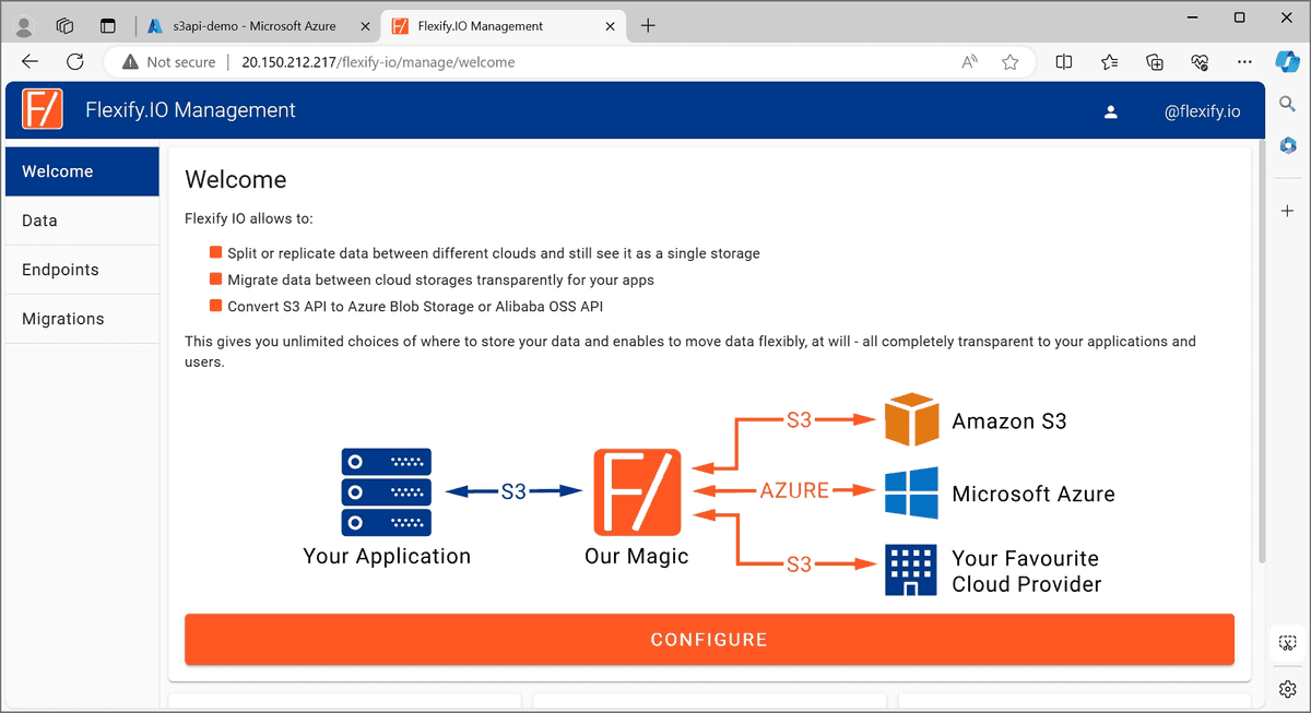 How to Run Amazon S3 Apps on Azure | Flexify.IO